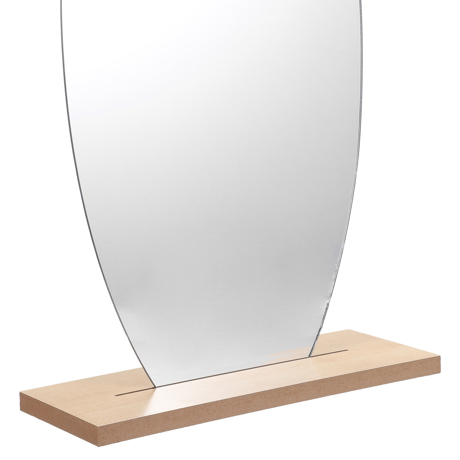 Настольное Зеркало Без Рамы С Подставкой Для Гостиной 25.5x19.6cm