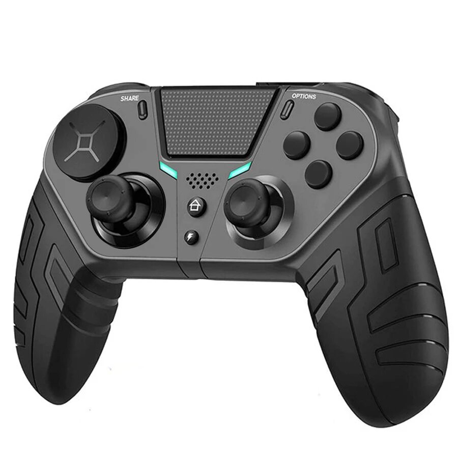 Беспроводной геймпад AyeBeau для PS4, PS3, ПК Черный, Black
