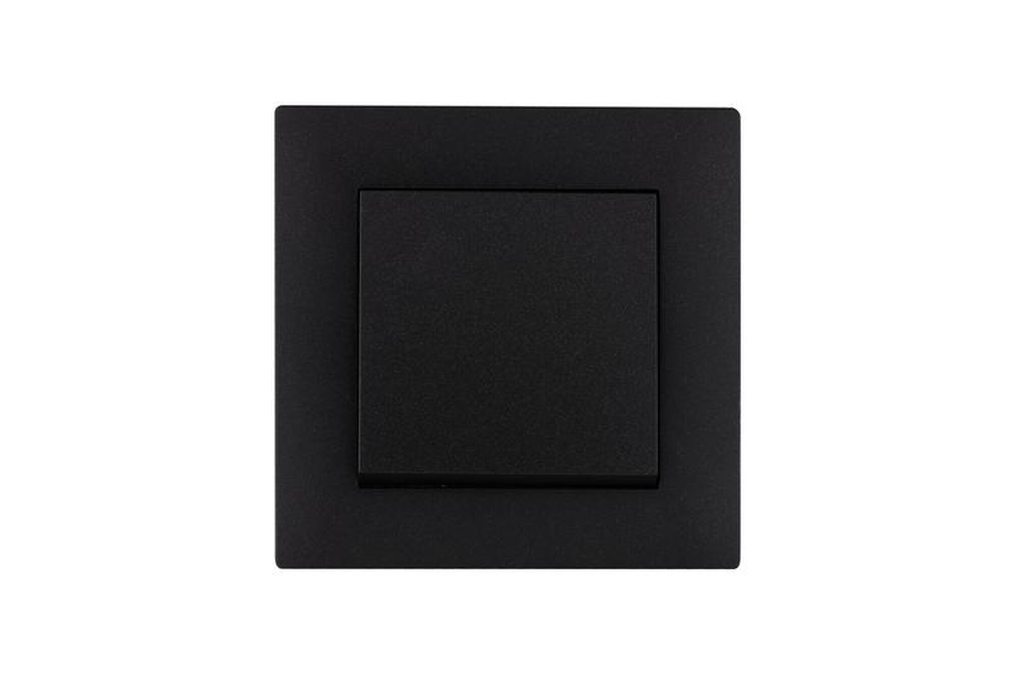 Выключатель 1-клав. Karea RIZZ STAR Makel 88054001, цвет черный