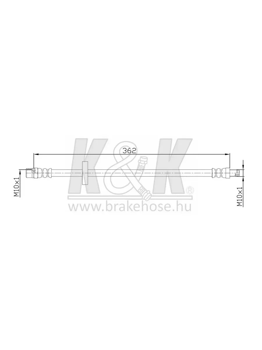 Тормозной шланг Volkswagen LT 40-55 K&K