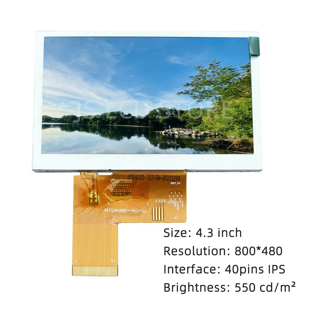 ЖК-дисплей HT043IBE-18N7262-HH 4.3 дюйма 800x480