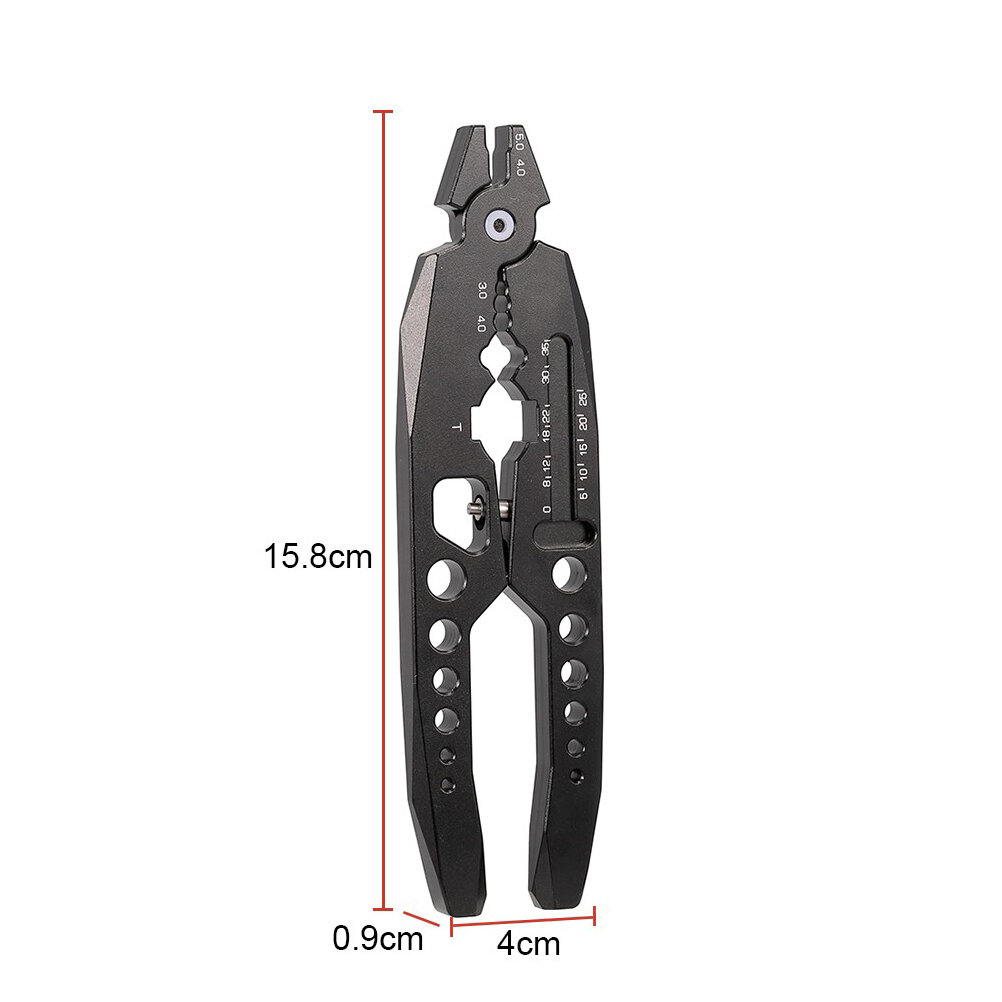 Металлический Зажим Модели RC Машины Многофункциональные Пliers 15.8*4 Cm Чёрный