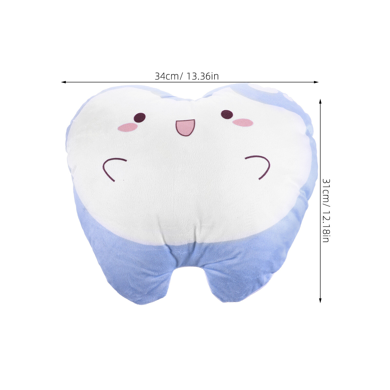 Подушка Для Спины И Зубов Adorable Tooth Подушка Для Дивана И Кресла 34.00X31.00X10.00Cm