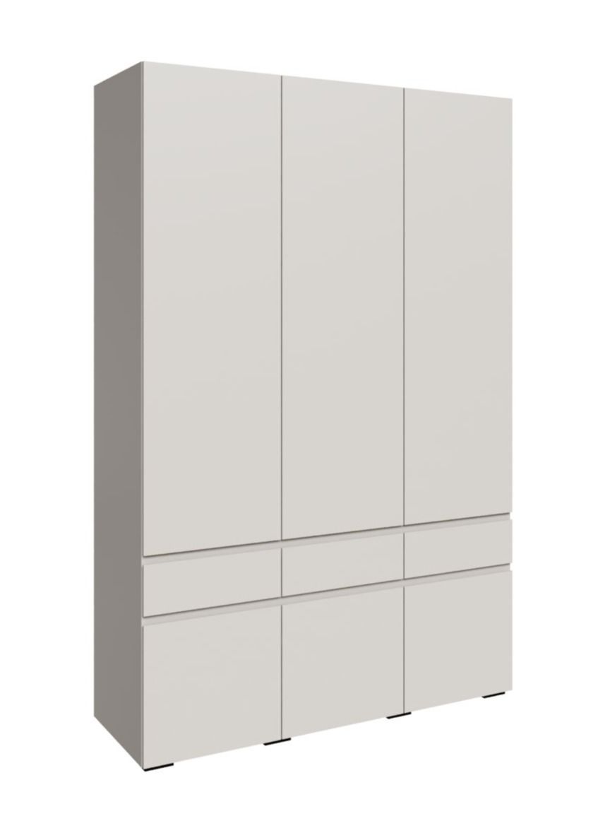 Шкаф Альта (1,5) кашемир, без планки с ящиками, 2300х1500х520, микон