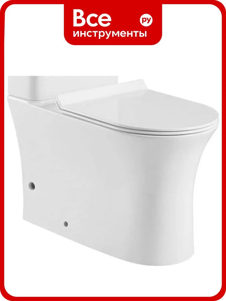 Чаша для напольного унитаза Aquanet Roll-C с сидением, с Rimless 00210764