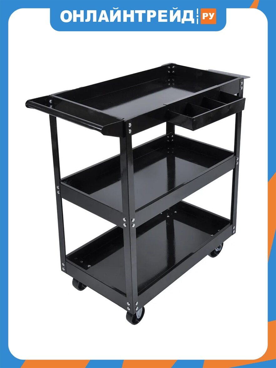 Тележка инструментальная передвижная AV Steel 3 полки, AV-953003