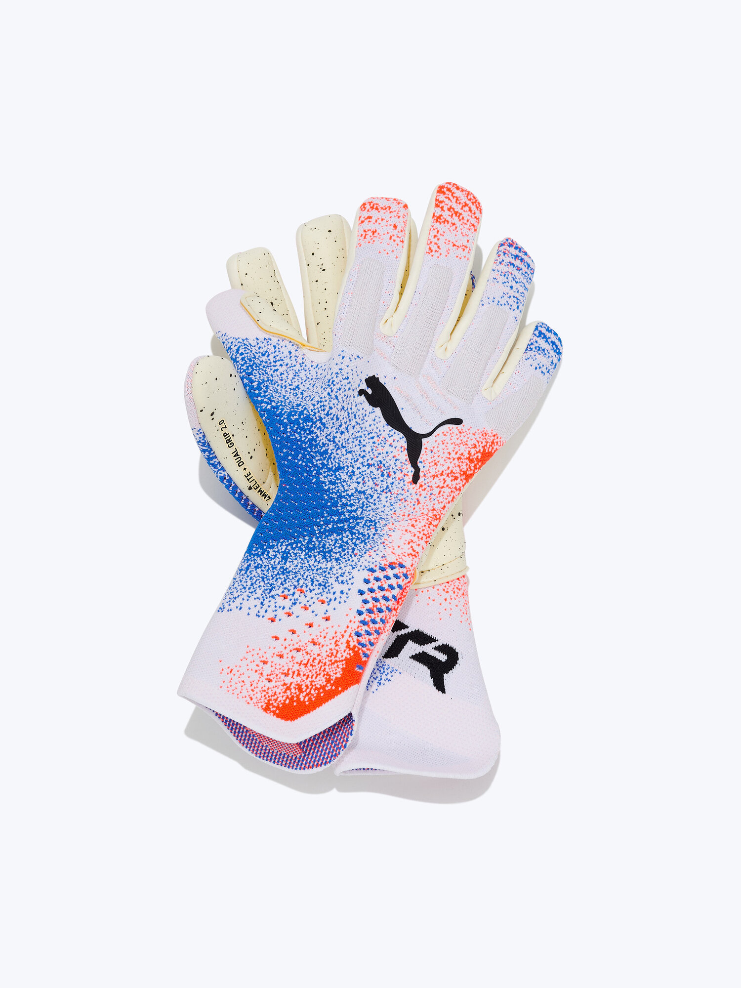 Перчатки вратарские Puma Future Ultimate NC 04206411, размер 8.5, Белый - Синий