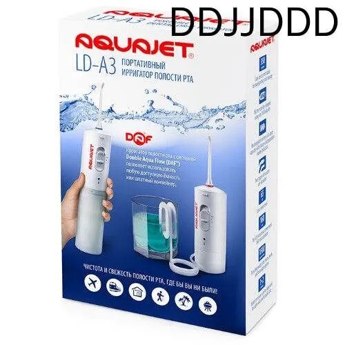 Ирригатор полости рта aquajet ld-a3/серый