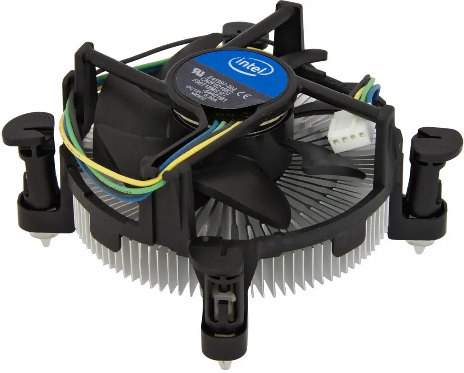 Устройство охлаждения (кулер) Intel E97379, 4-pin, 90мм, черный, Bulk