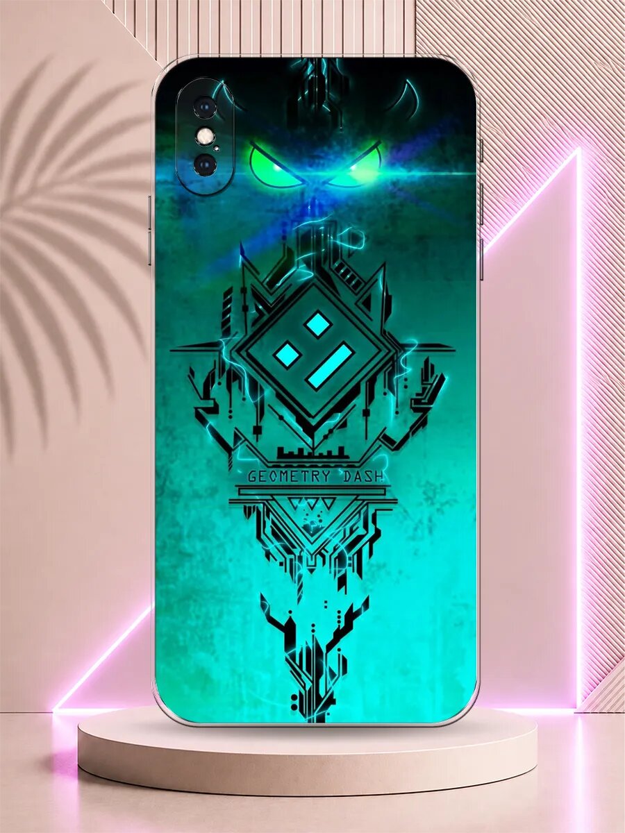 Чехол на iPhone XS Max Geometry Dash