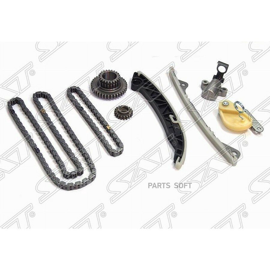 Комплект замены цепи ГРМ Nissan Juke 10-20 / Qashqai 13-19 MR16DDT, MR20DD от официального дистрибьютора, SAT, артикул TKNSMR20DE