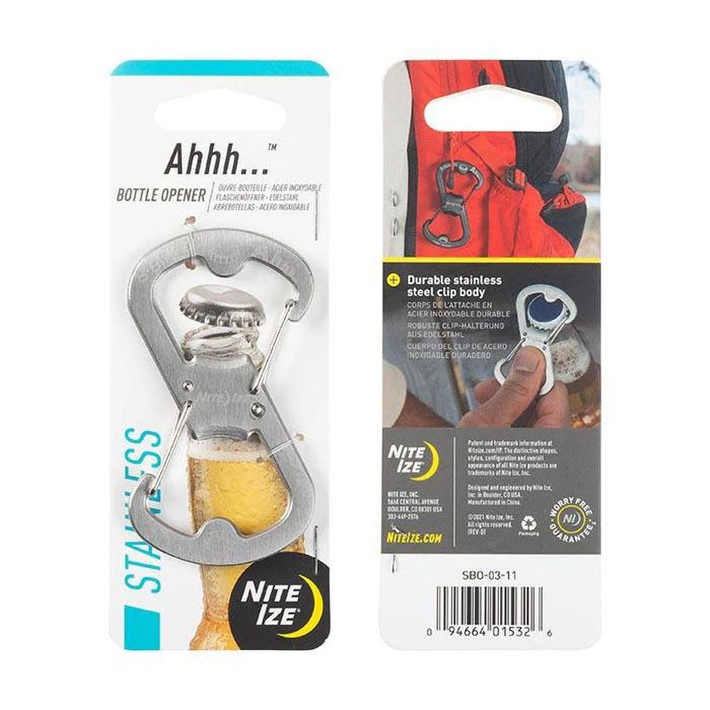 Брелок NIte Ize S-Biner Ahhh Stainless
