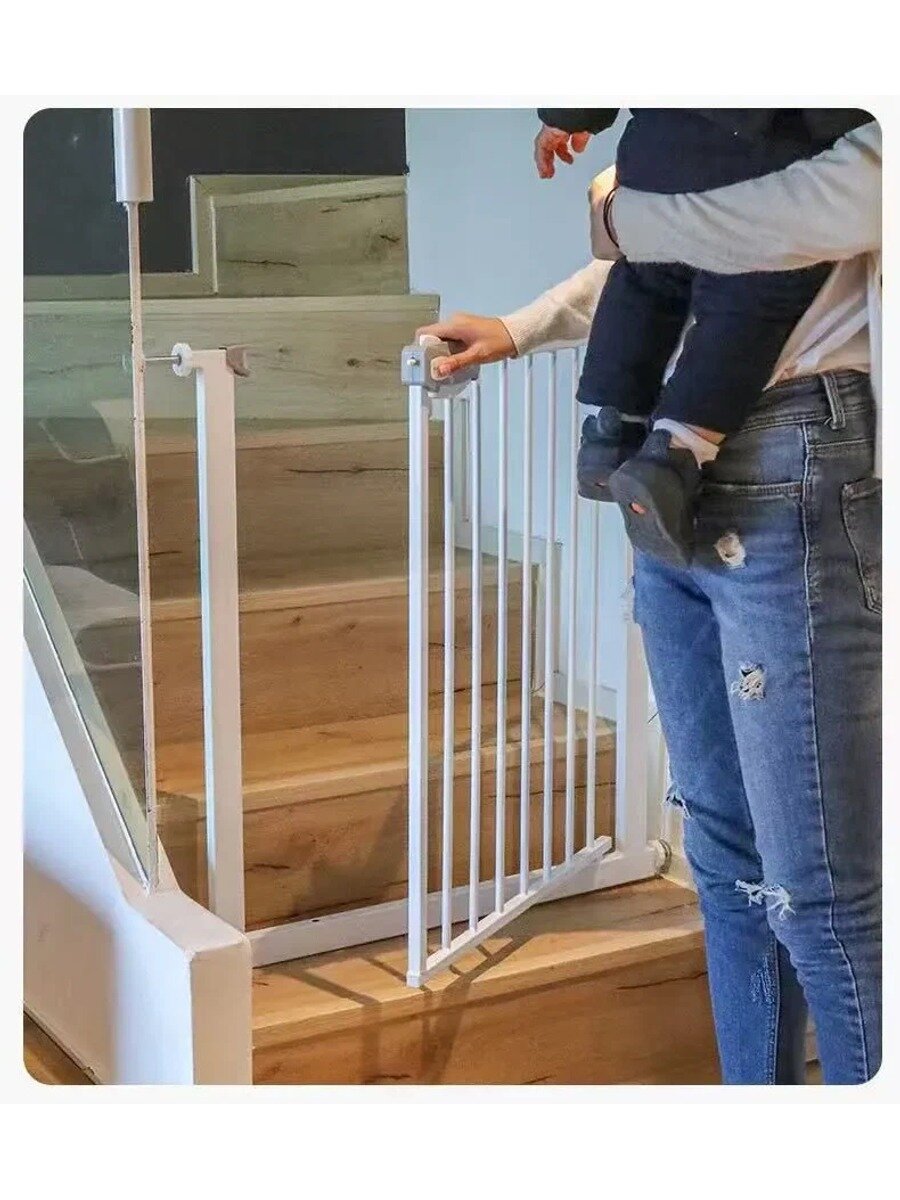 KNOW EASY-Диапазон 65-74см, Ворота безопасности детские Child Guardrail Защитный барьер, калитка, ограждение