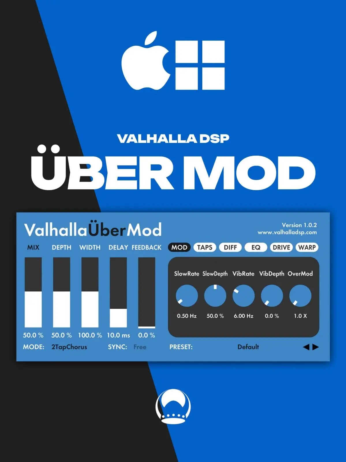 Valhalla DSP ÜberMod (Лицензионная активация, бессрочно) для Windows & macOS