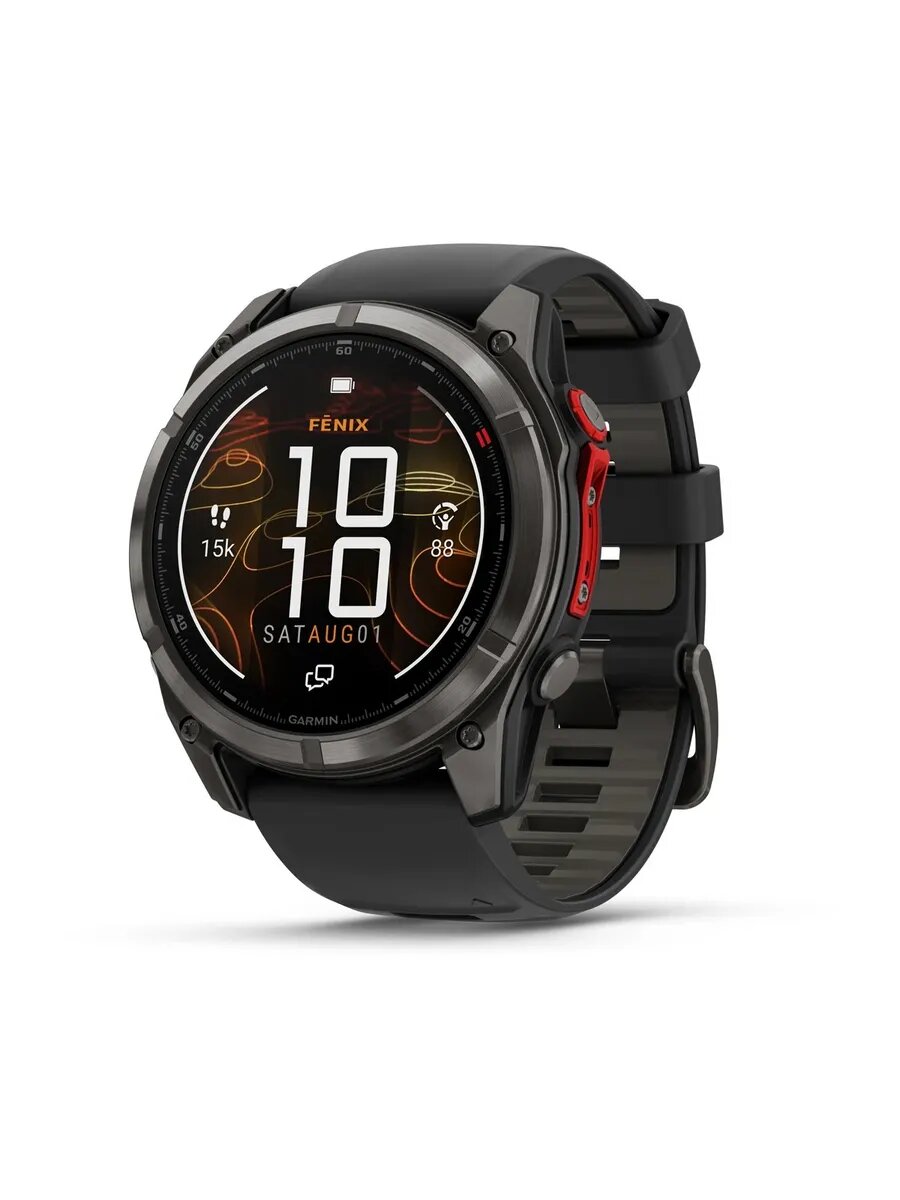 Часы fenix 8 Pro51 MicroLEDSapphire Carbon grey 010-03380-01