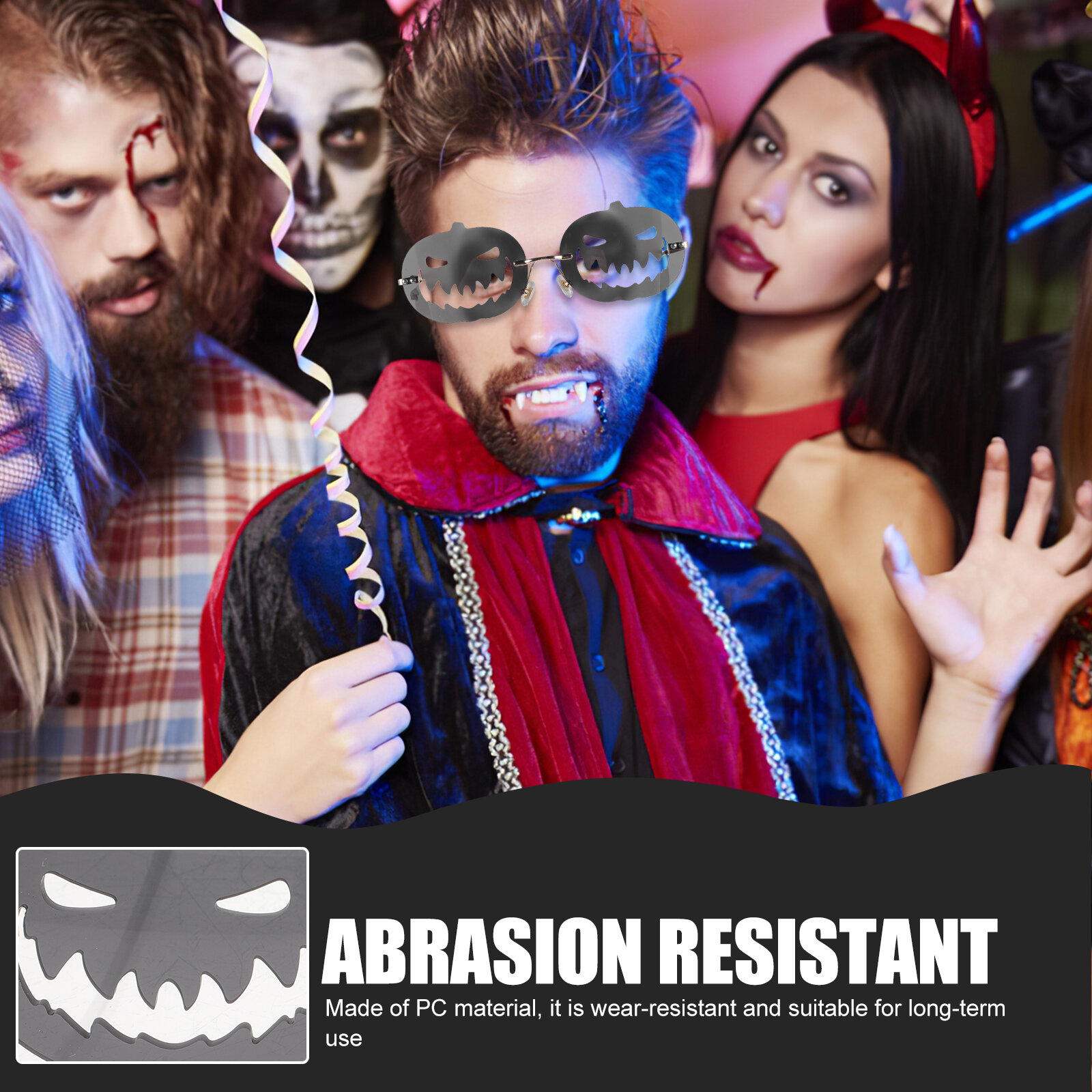Очки В Форме Тыквы Для Halloween Веселые Карнавальные Очки 15x14 5Cm