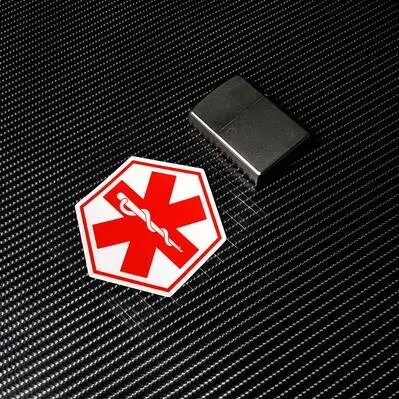 Наклейка Star of Life RED для авто, ноутбука