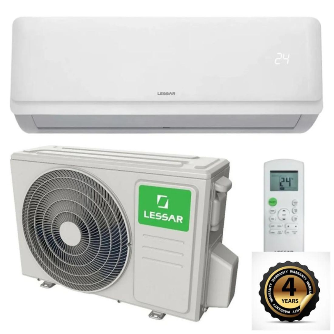 Сплит-система LESSAR серии Cool+ LS-H24KFE2/LU-H24KFE2, для помещения до 70 кв. м.