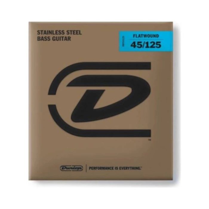 Dunlop BASS FLATWND LG SCALE 45/125-5/SET Струны для бас-гитары