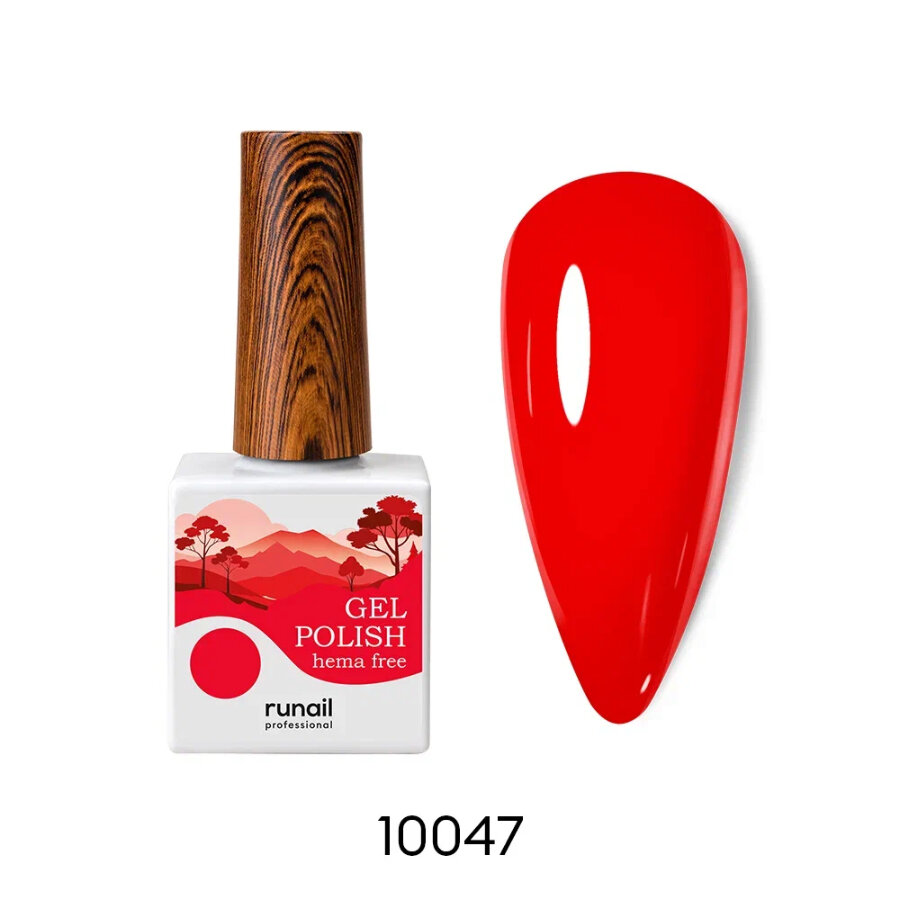 Runail, Гель-лак Gel polish (hema free) №10047, 10 мл