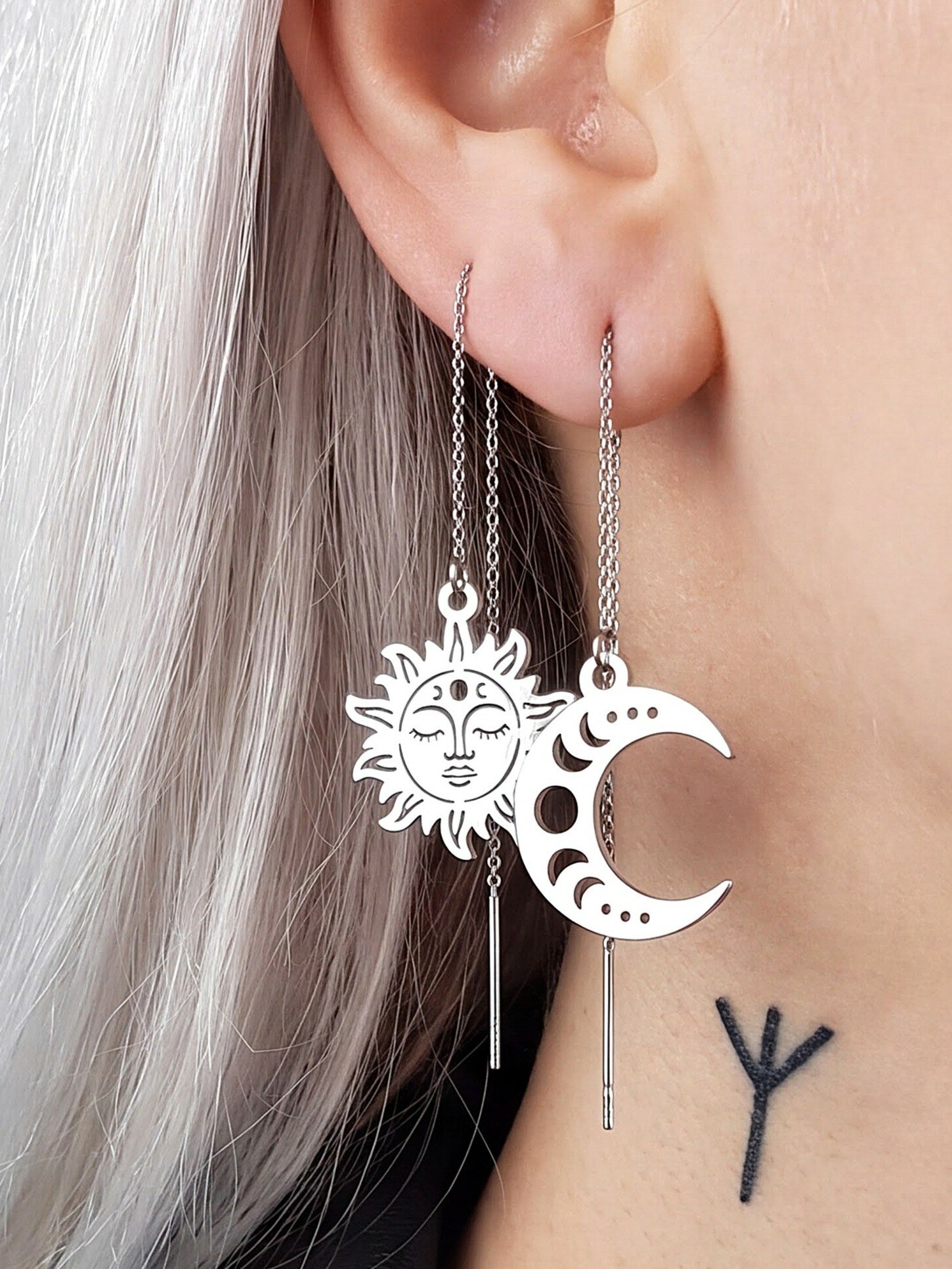 Серьги-трансформеры Starfallshop, славянский оберег