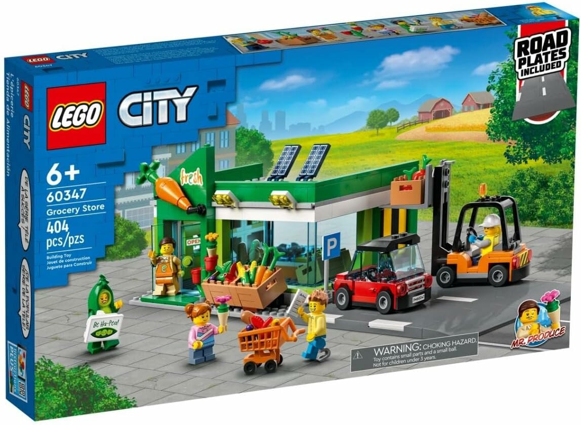 Конструктор LEGO City 60347 Продуктовый магазин, 404 детали, 6+