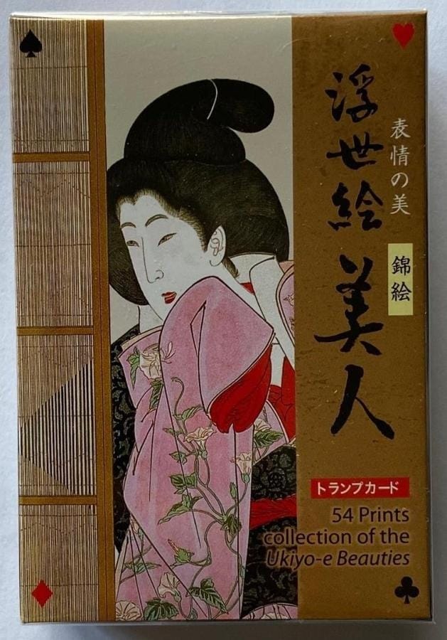 Настольная игра Asahi игральные карты картины укиё-э, для детей