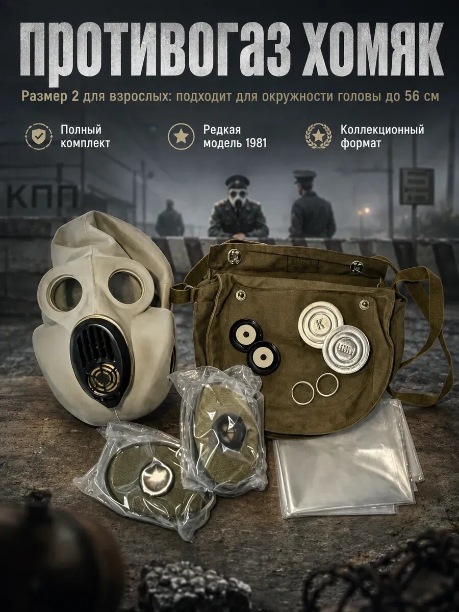 Противогаз хомяк