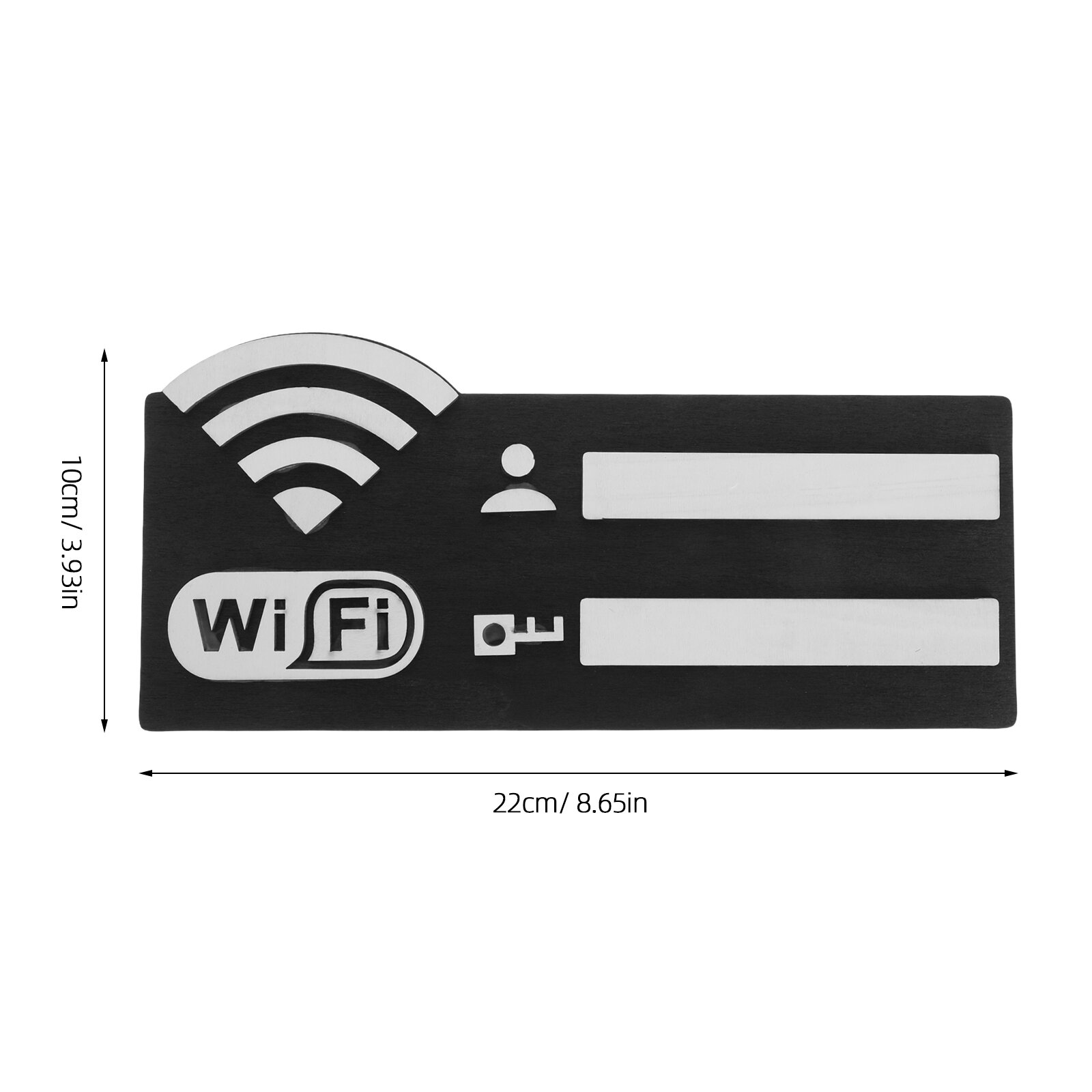 Деревянная wifi-панель с паролем, черная, для дома и офиса, 2 шт