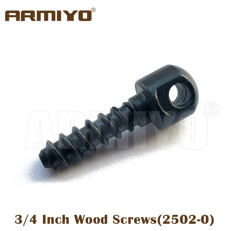 Саморезы ARMIYO 1/2" 3/4" черные стальные для дерева 2502-0