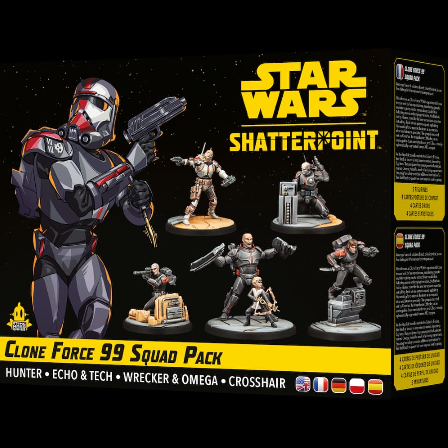 Настольная игра Rebel Star Wars Shatterpoint, Отряд клонов 99 "Паршивая банда"