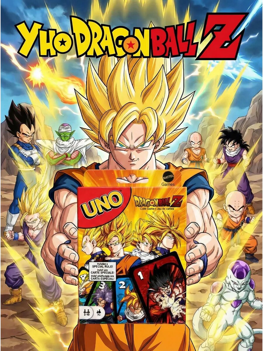 УНО настольная игра UNO Dragon Ball