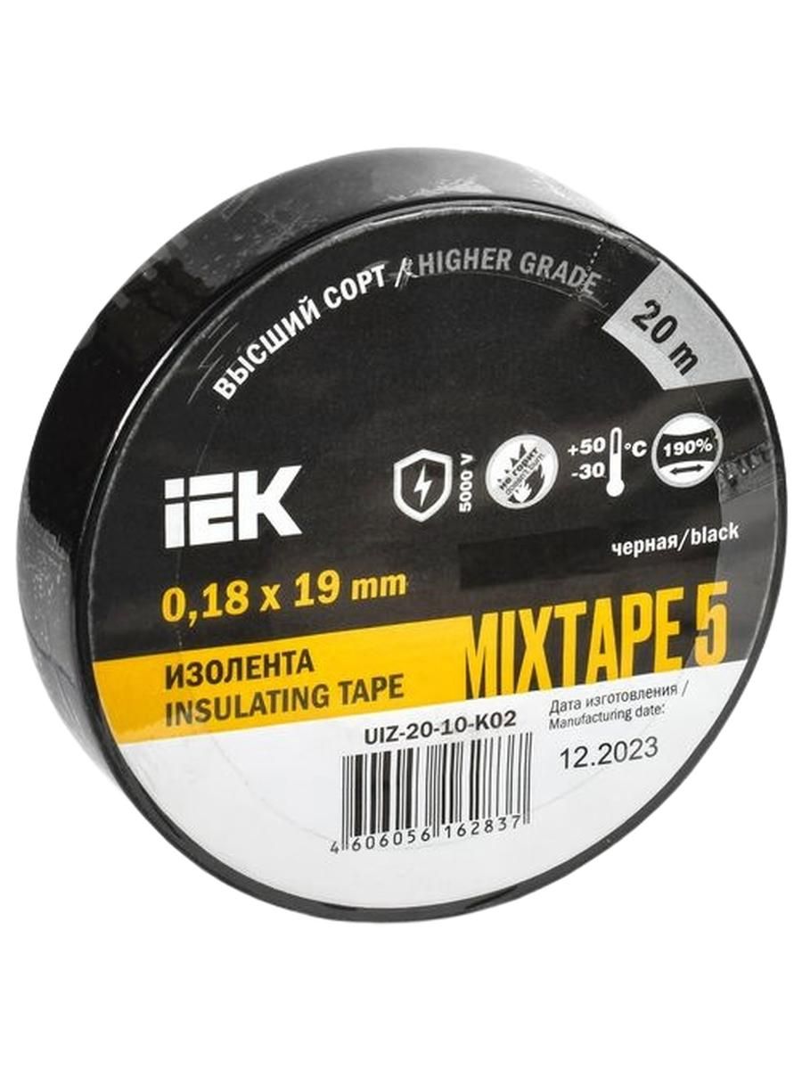 IEK Изолента 19 мм 20 м, 1 шт.
