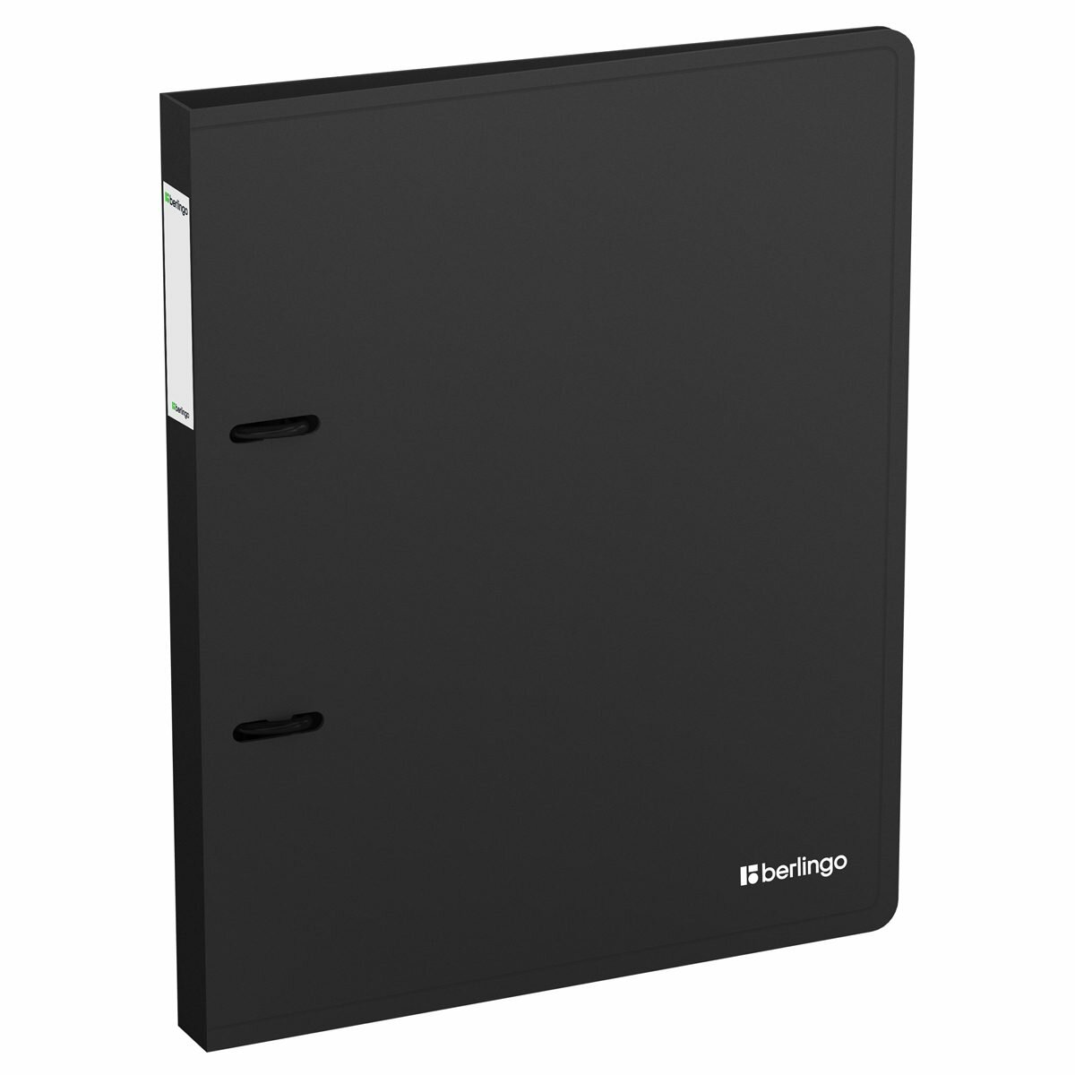 Папка на 2-х кольцах Berlingo Soft Touch (А4, корешок 24мм, 700мкм) черная (RB4_2D980)