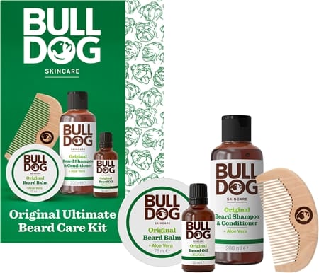 Набор уходовой косметики Bulldog Original Ultimate Beard Care Kit, для бороды, 4 предмета