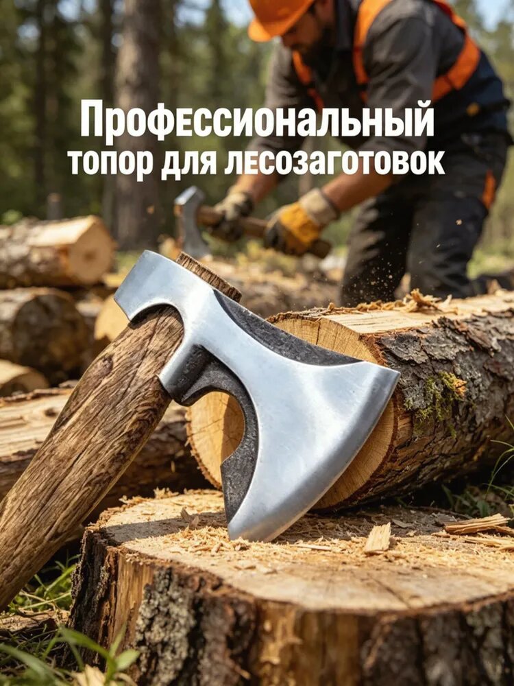 Универсальный топор весит 0,8 кг. Семейный топор
