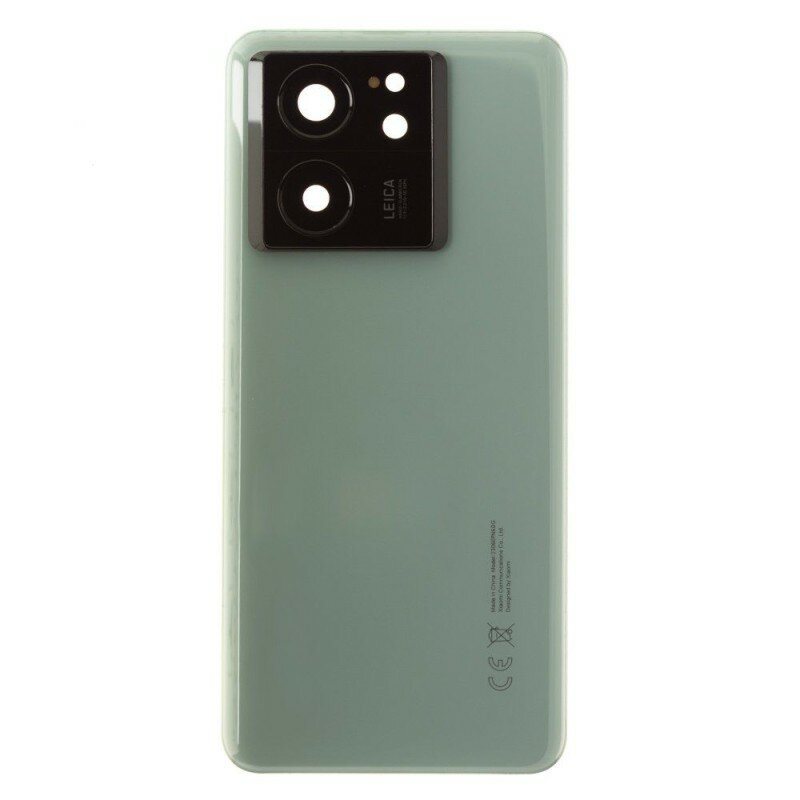 Задняя крышка для Xiaomi 13T (2306EPN60G) (зеленый) (в сборе со стеклом камеры) (ORIG100)