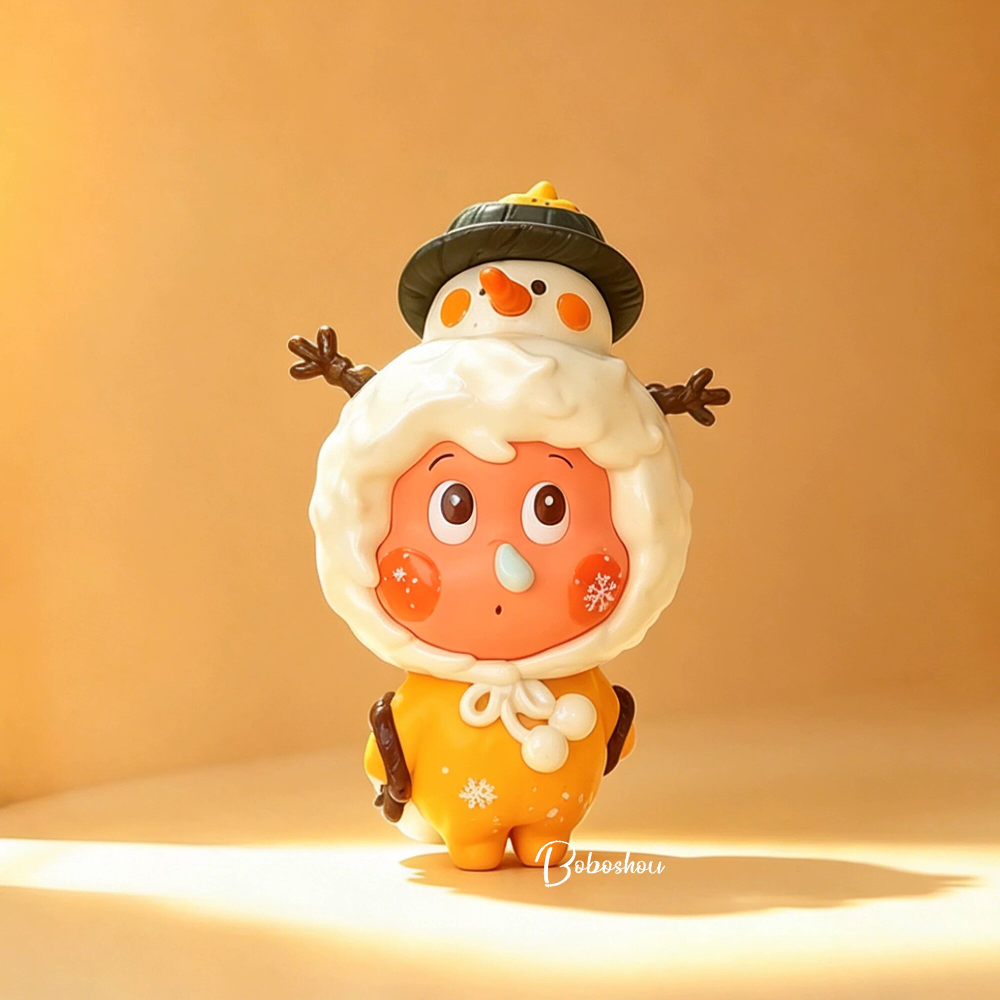 Коллекционная фигурка Pop Mart Star Man из серии 'Подарок из Звезд' в слепой коробке, Snowman Friend Confirmed