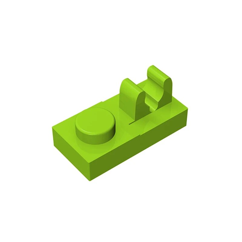 Зеленый LEGO 1x2 блок с креплением (042)