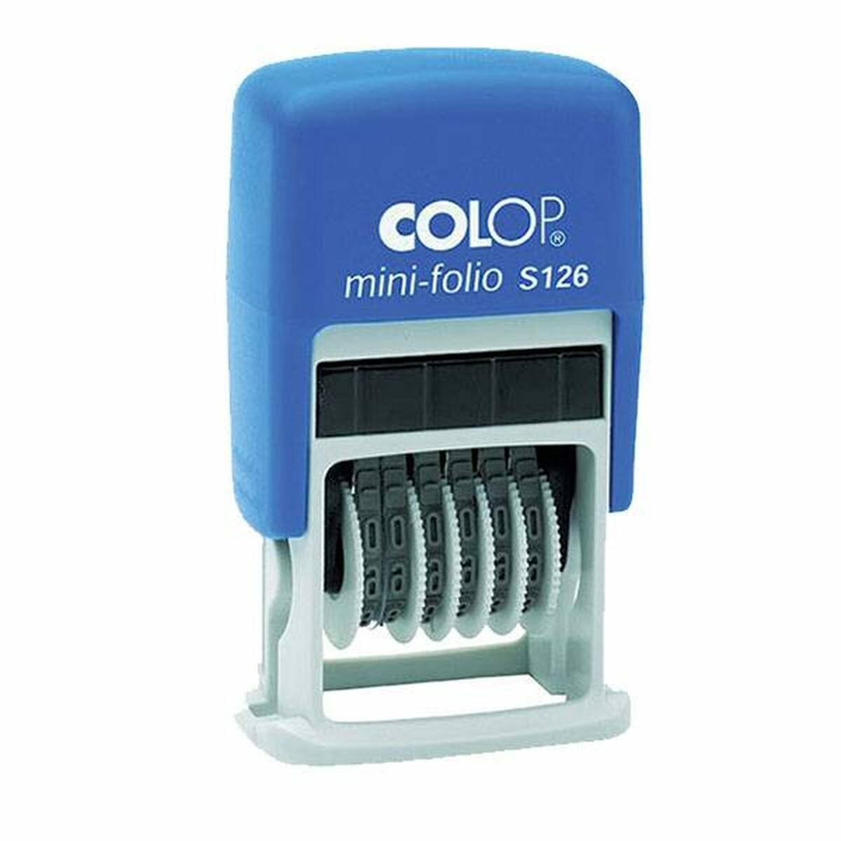 Нумератор ручной Colop S126 (6-разрядный, высота шрифта 3,8мм, мини), 50шт.