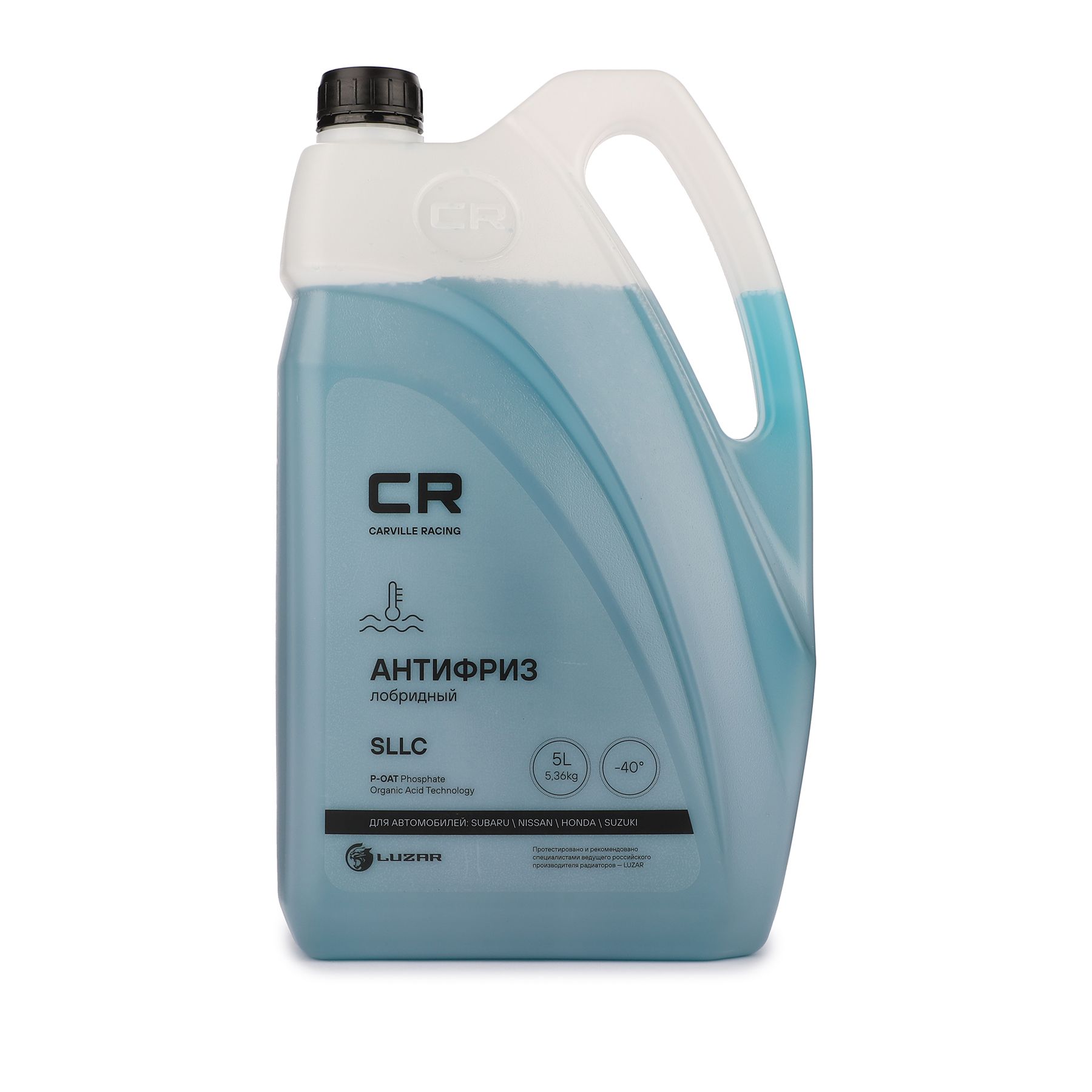 Антифриз Для А/М Subaru/Nissan/Honda, P-Oat, Super Coolant/L250/Type 2,-40 С, Готовый, 5Л/5.36Кг (L2018061) (Carville Racing L2018061)