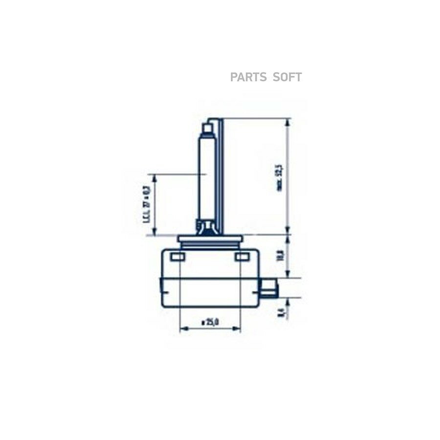 Лампа D3S 42V 35W PK32D-5NVA от официального дистрибьютора, NARVA, артикул 840323000