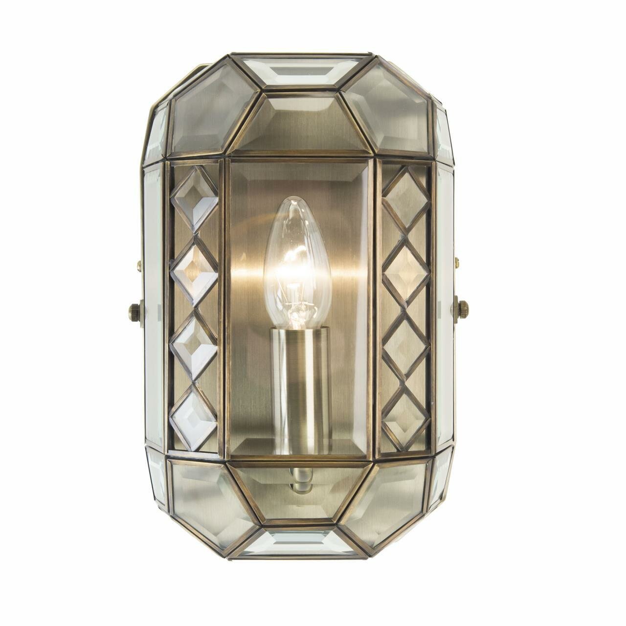 Бра Citilux Фасет CL441310, E14, 60 Вт, бронзовый/прозрачный