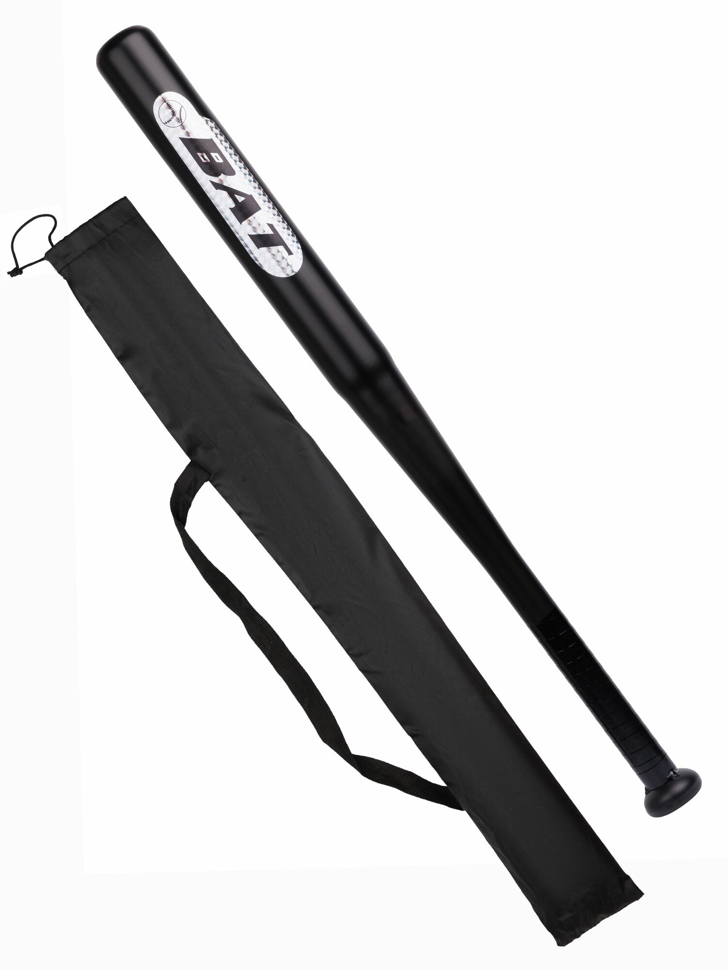 Бита бейсбольная металлическая стальная Estafit 28" (71 см), черная, в чехле