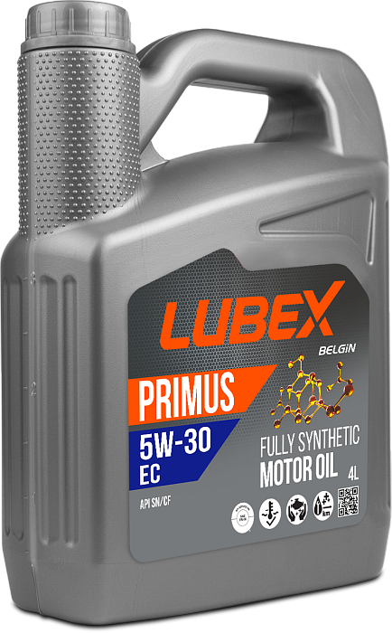 Синтетическое моторное масло Lubex PRIMUS EC 5W-30, 4л