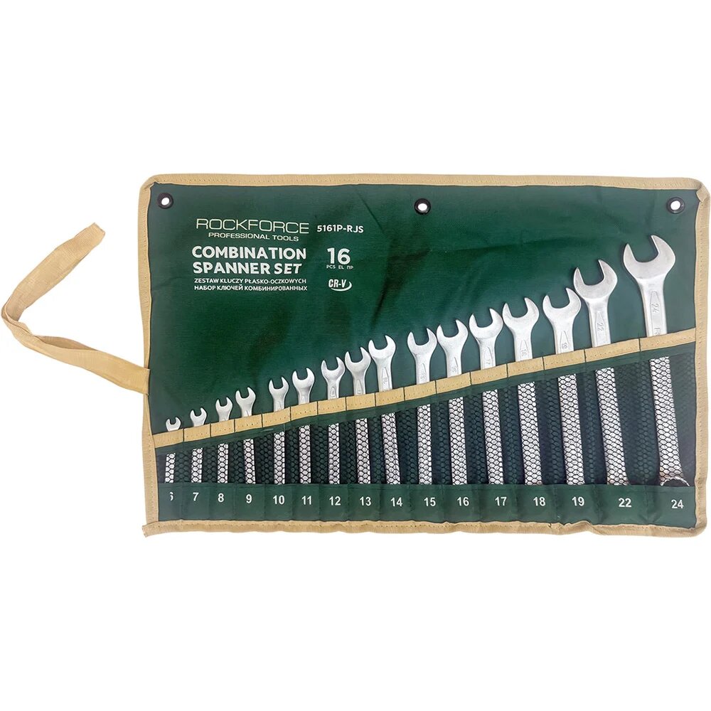 Rockforce Набор ключей комбинированных 16 предметов RF-5161P-RJS(67385)