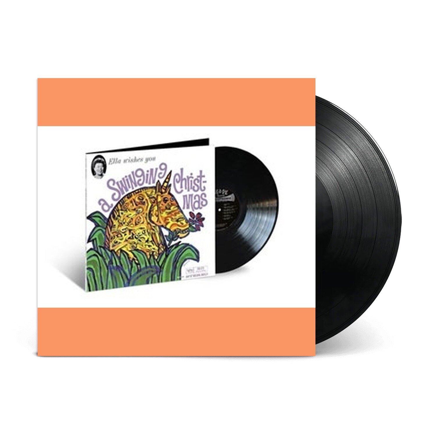 Виниловая пластинка Ella Fitzgerald - Ella Wishes You A Swinging Christmas /> Vinyl, LP, Album, Reissue, Stereo