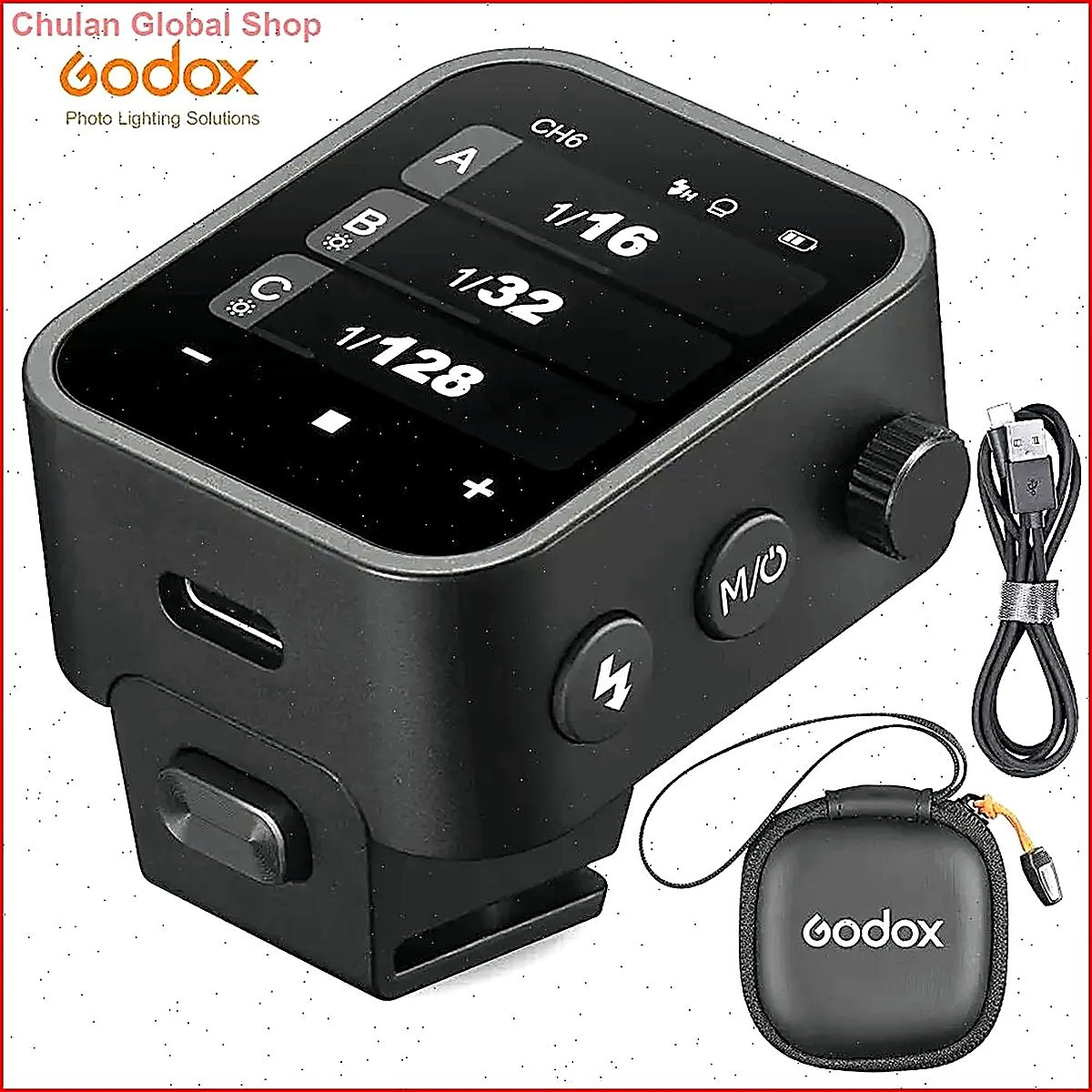 Премиумбеспроводной передатчик Godox X3S с OLEDсенсорным дисплеем, TTL HSS 2.4G, для вспышки Sony