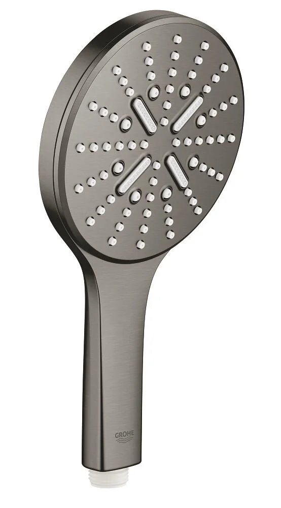Душевая лейка Grohe Rainshower SmartActive Rainshower SmartActive 130 3 режима, лейка для душа, вороненая сталь, матовая, круглая