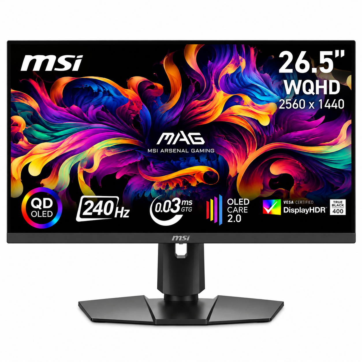 Монитор MSI MAG 26.5" 272QP QD-OLED X50 2560x1440 240Гц OLED